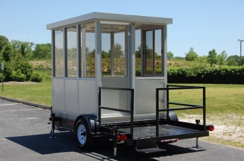 Trailer Mounted Security Booth Photos | Shelters Direct